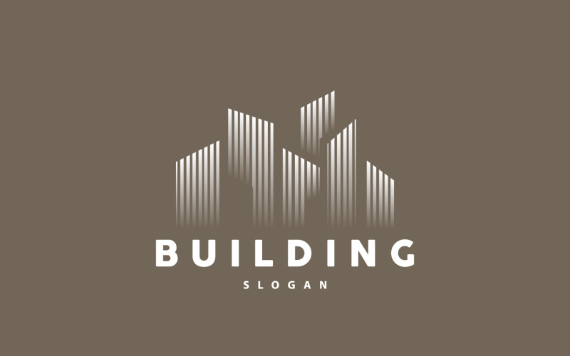 Logo de construction immobilière V4 #537576 - TemplateMonster