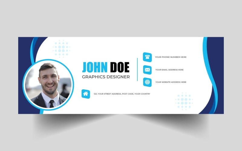 Corporate Email Signature Template Ver-5 - TemplateMonster