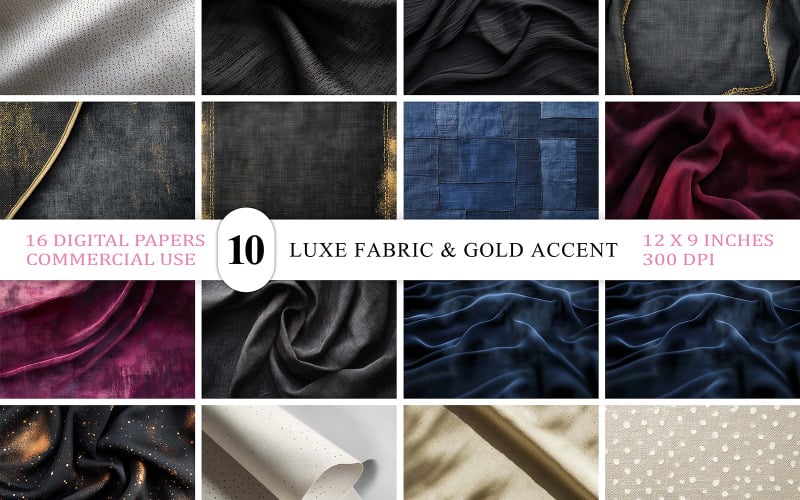 Premium Cloth & Velvet Background | Dark Fabric Textures with Gold ...