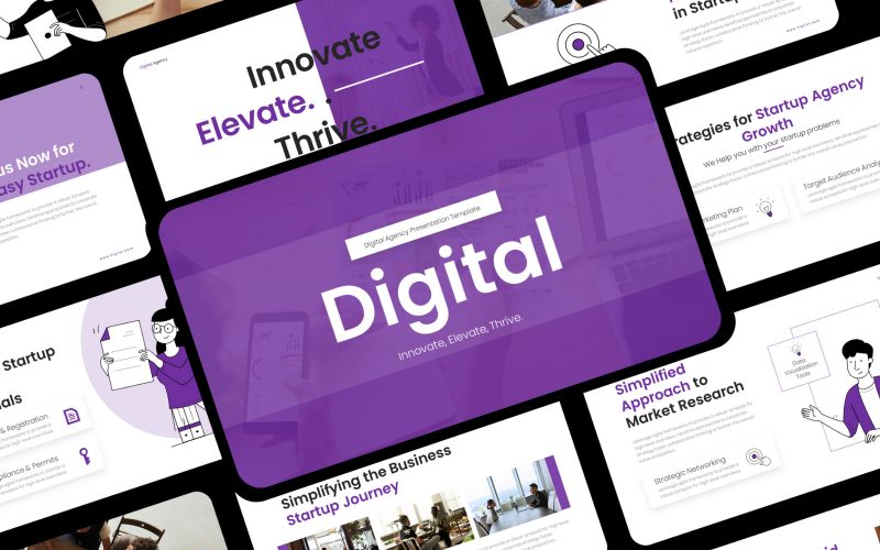 Digital Agency - Presentation Template Powerpoint