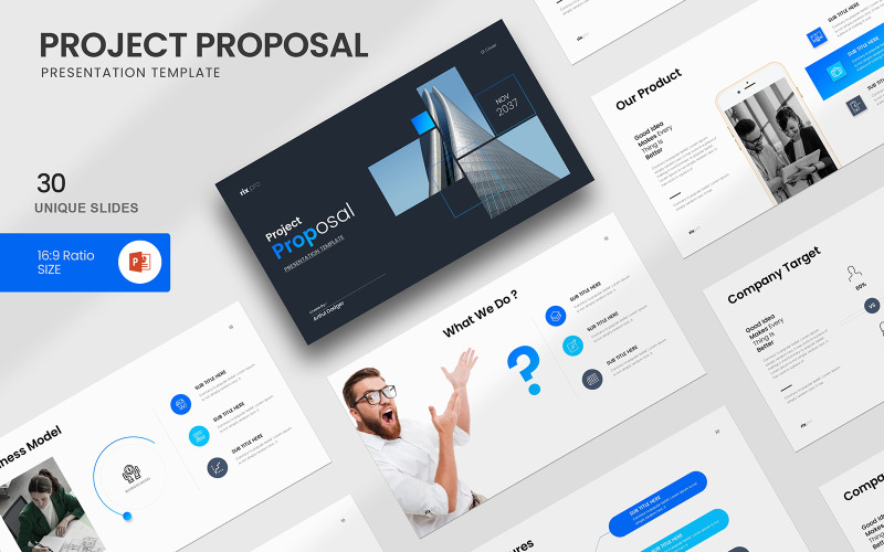 Project Proposal Presentation Template 2037 - TemplateMonster