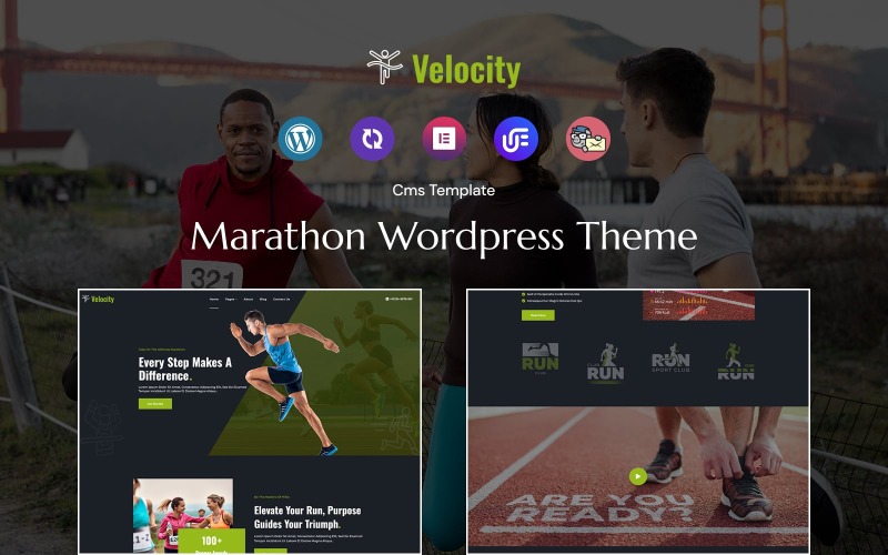 Velocity - Marathon And Running WordPress theme
