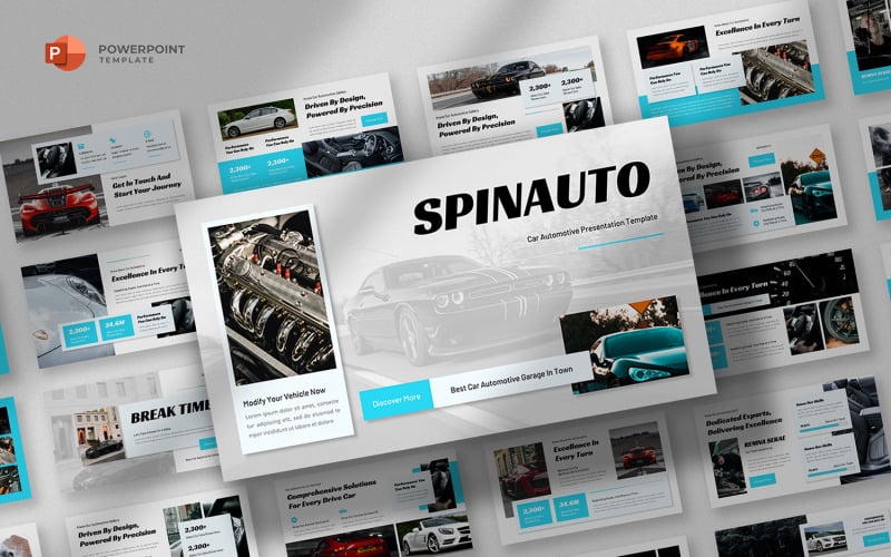 Spinauto - Car Automotive Powerpoint Template