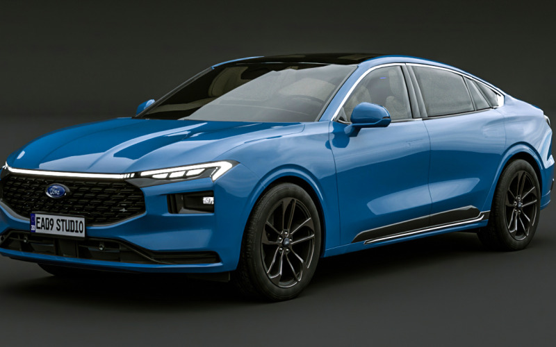 Ford Taurus 2023 3d model #544438 - TemplateMonster