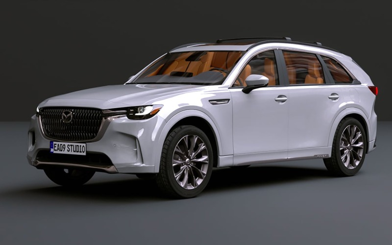 Modelo 3D del Mazda CX90 2025 #544704 - TemplateMonster