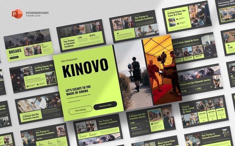 Kinovo - Plantilla de PowerPoint para videos, películas y series