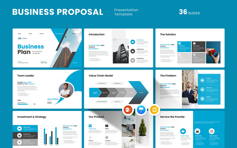 Business Plan - Presentation Template 2025 - TemplateMonster