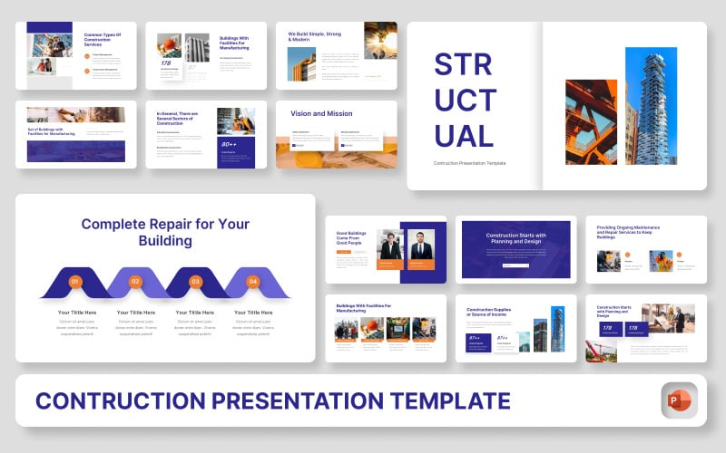 Structural – Construction PowerPoint Presentation Template