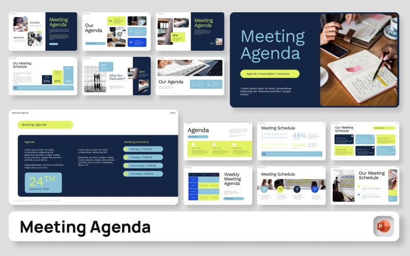 Meeting Agenda PowerPoint Presentation Template