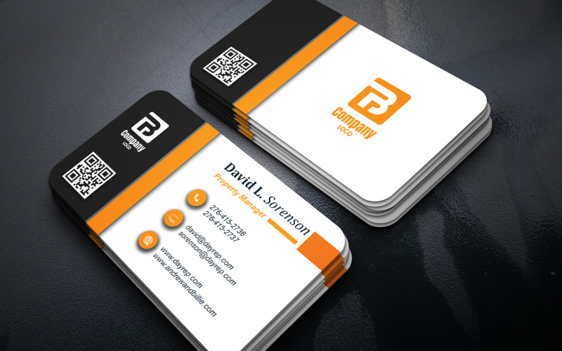 Premium Multi Purpose Business Card PSD Template | Editable Photoshop File