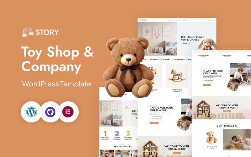 Story – Kids Toys Store WordPress CMS Elementor Template