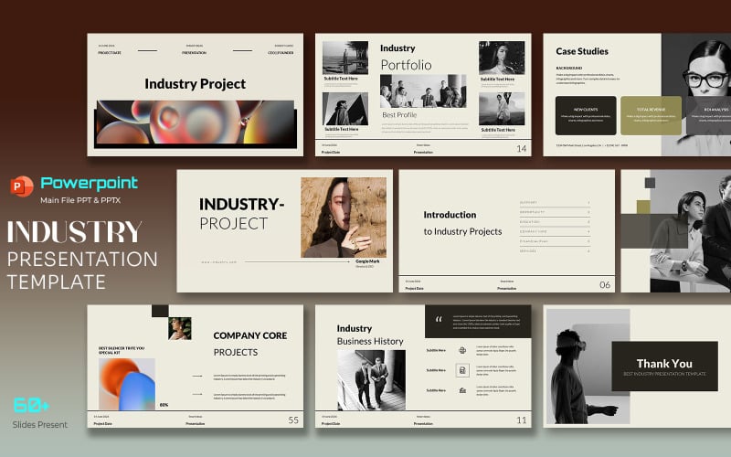 Industry Project Powerpoint Presentation Template