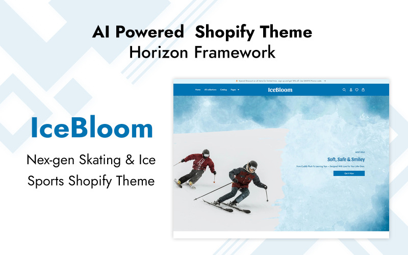 IceBloom – Tema de Shopify para patinaje y deportes sobre hielo de ...