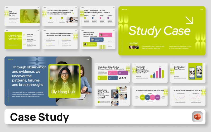 Business Case Study Pro PowerPoint Presentation Template
