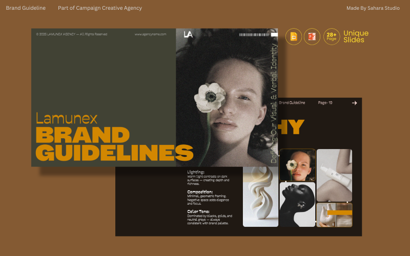 Lemunex – Creative Brand Guidelines Presentation Template | PowerPoint ...