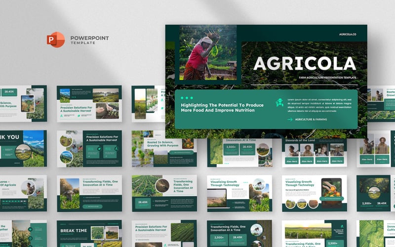 Agricola - Modern Agriculture Powerpoint Template