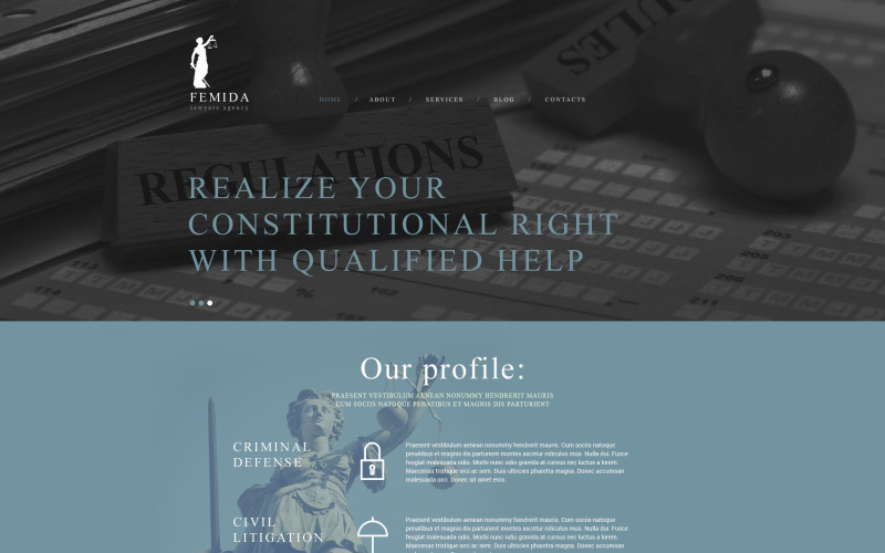 Law Firm Joomla Theme