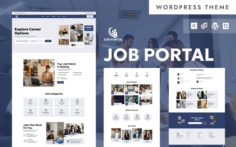Job Portal - Job Portal & Hiring Platform WordPress Elementor Theme