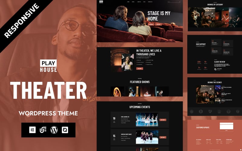 19+ Theater WordPress Themes - WordPress Templates for Theatre Program
