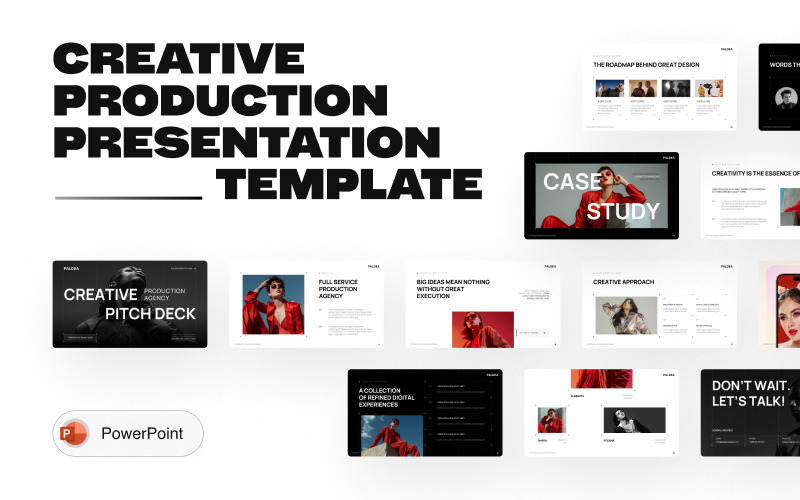 Paldea - Creative Production Agency PowerPoint Presentation Template