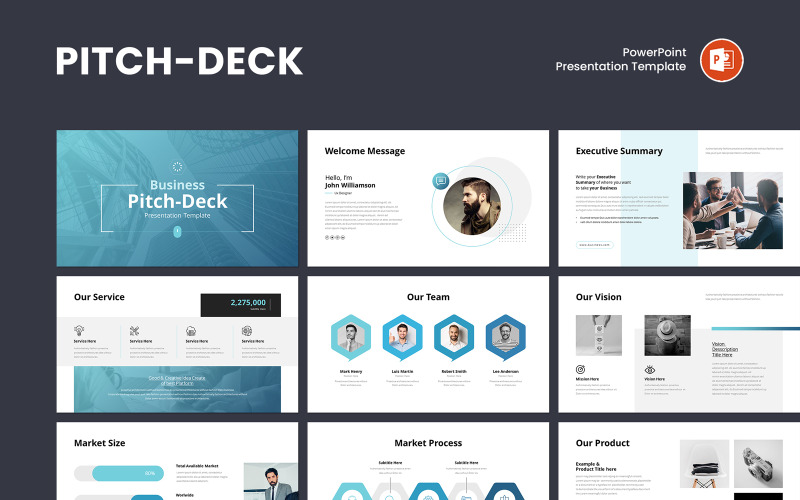 Professional Pitch Deck Presentation Template