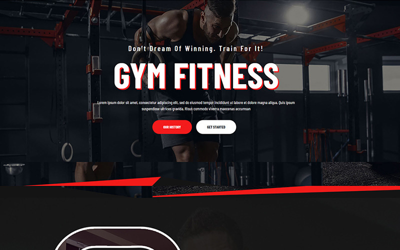 42+ Gym HTML Website Templates - TemplateMonster