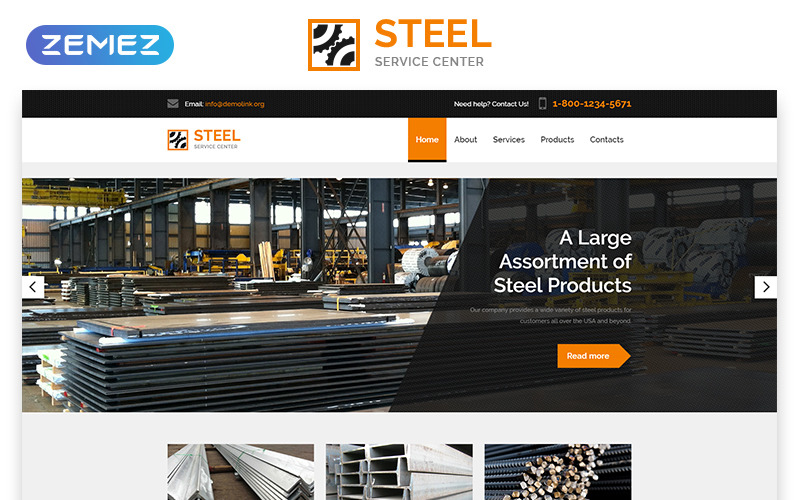 Steelworks Responsive Website Template