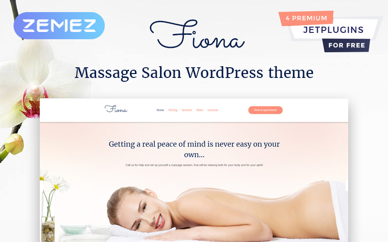 Massage Salon Responsive WordPress Theme