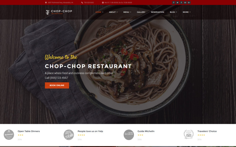 Asian Food WordPress Theme