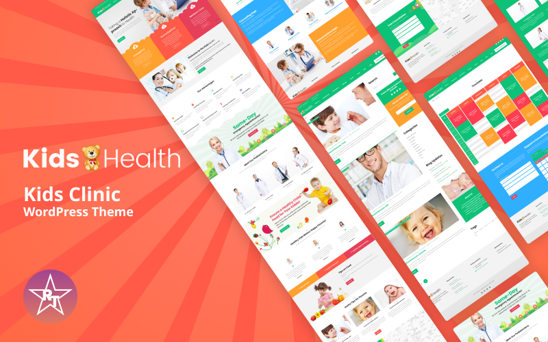 KidsHealth - Kids Clinic WordPress Theme - TemplateMonster