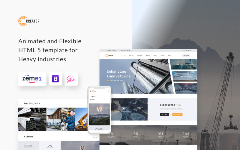 Best Industrial Website Templates