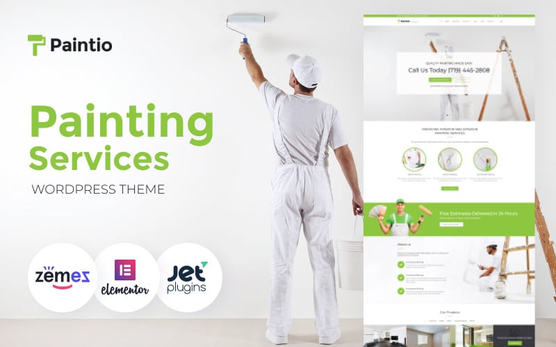 Brightex - Painting Services Multipurpose Classic WordPress Elementor Theme