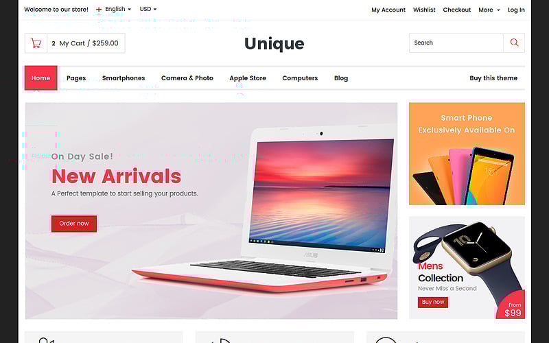 Exclusivo - Modelo de Site de Loja Eletrônica e Digital