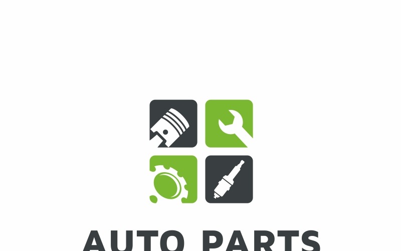 Plantilla de logotipo de autopartes #66031 - TemplateMonster