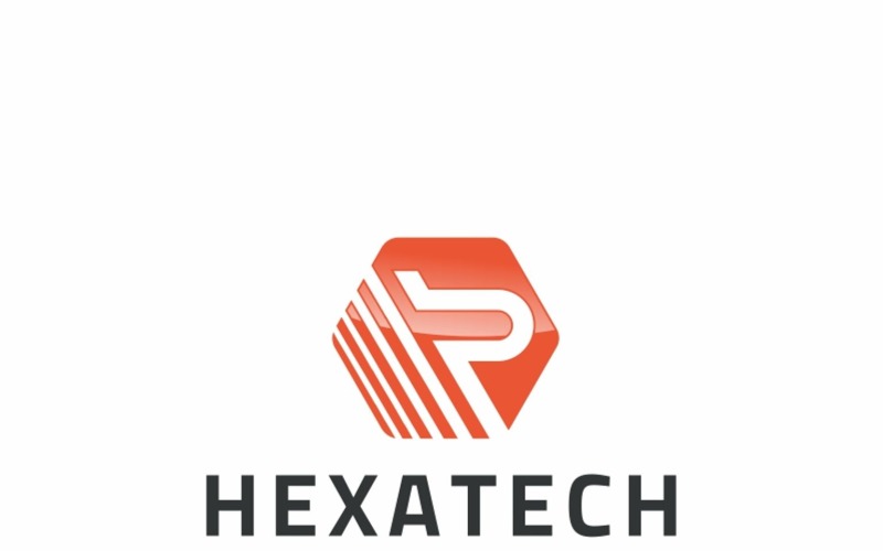 HEXATECH - Logo Vorlage #67219 - TemplateMonster