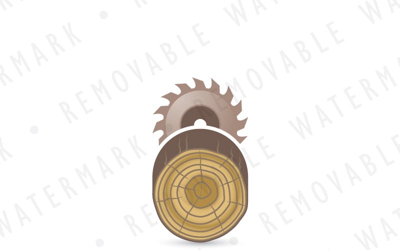 Wood Harvesting Logo Template #67945 - TemplateMonster