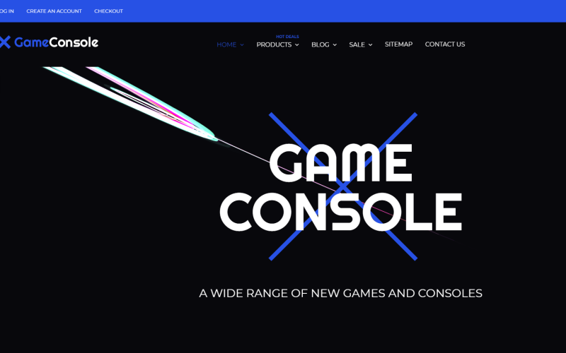 Game Console - Bright Gaming Shopify Theme - TemplateMonster