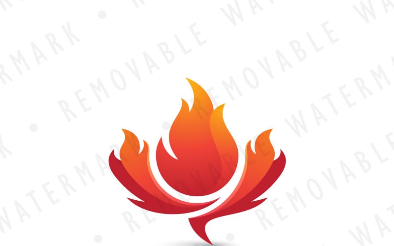 Maple Flame Logo Template #68474 - TemplateMonster