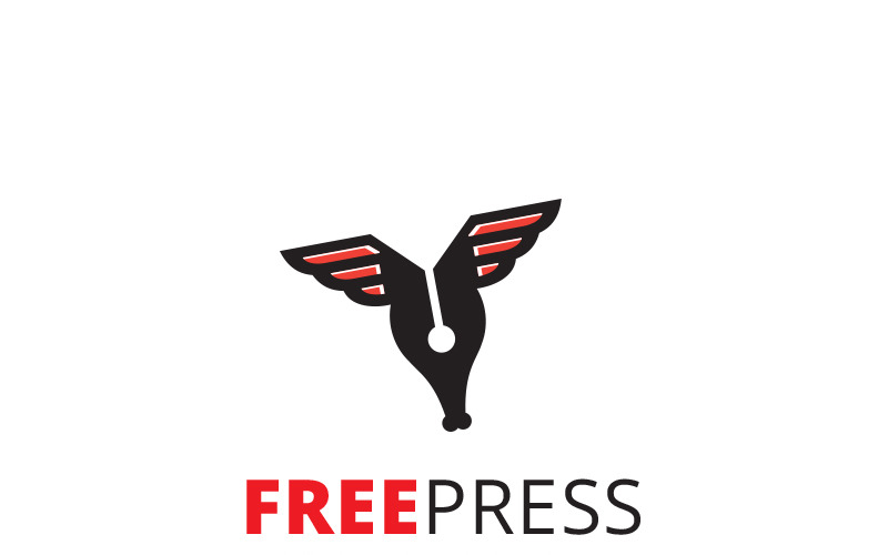 Modèle de logo de presse gratuit #69028 - TemplateMonster