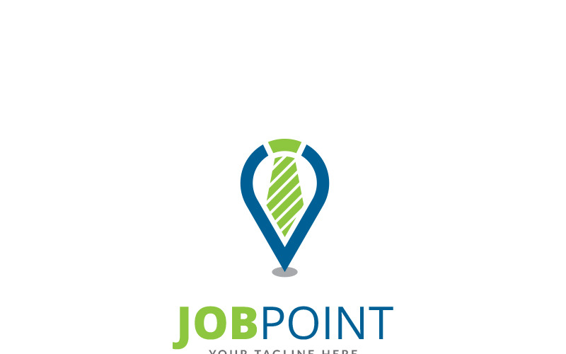 Job Point Logo Vorlage #69155 - TemplateMonster
