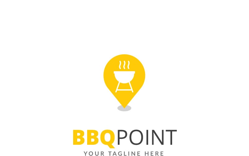 BBQ Point Logo Template #69329 - TemplateMonster