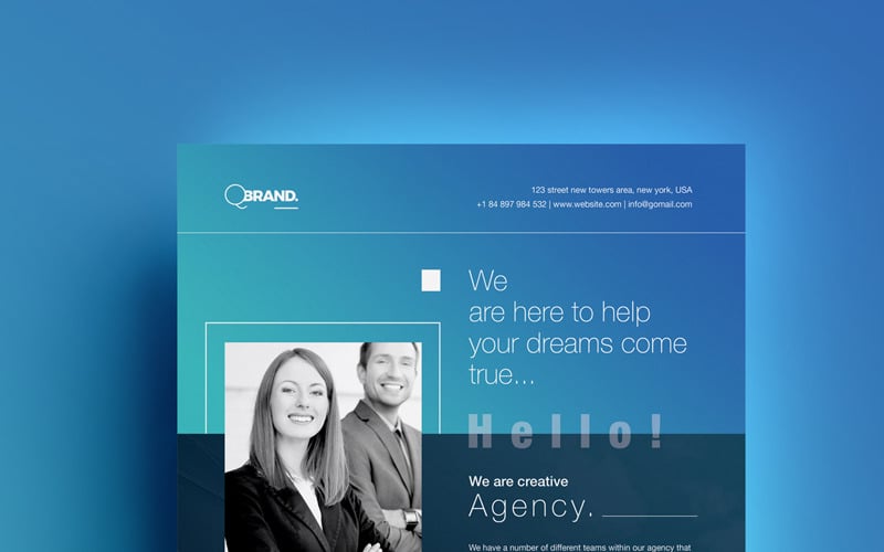 Clean, Conference, Event Flyer & Poster - Corporate Identity Template