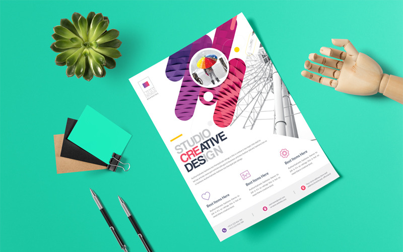 Studio Creative Design - Flyer - Corporate Identity Template