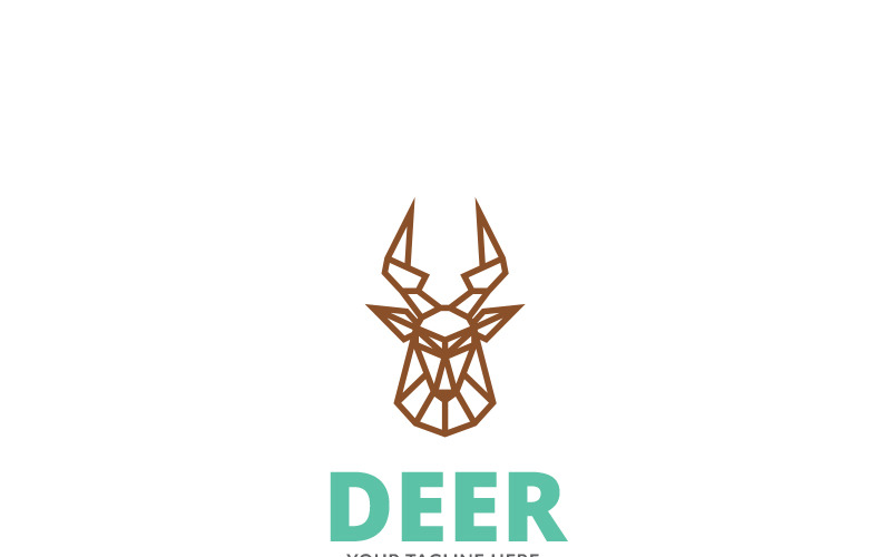 Marque de cerf - modèle de logo #70258 - TemplateMonster