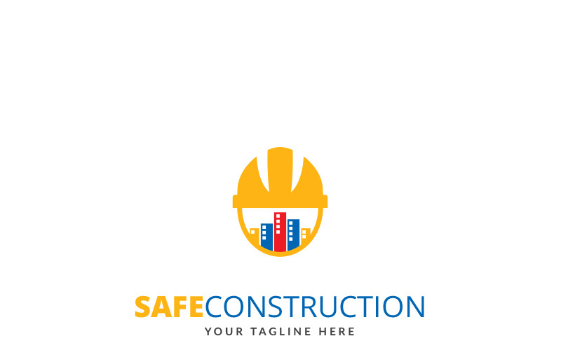 Safe Construction Logo Template #70247 - TemplateMonster