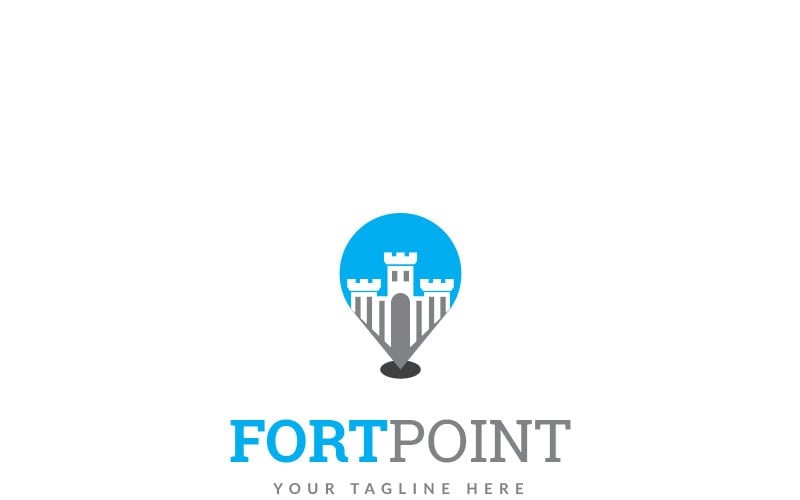 Fort Point Logo Template #70329 - TemplateMonster