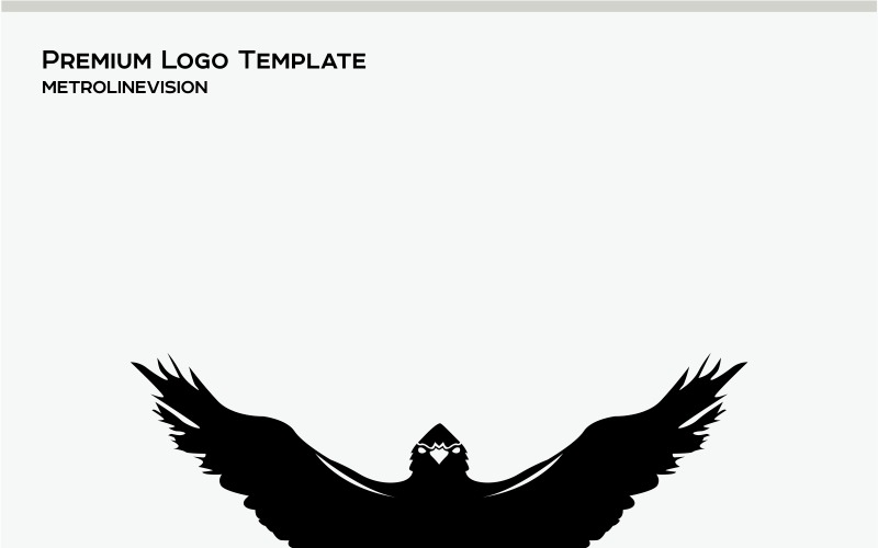 Modèle de logo de corbeau #70865 - TemplateMonster