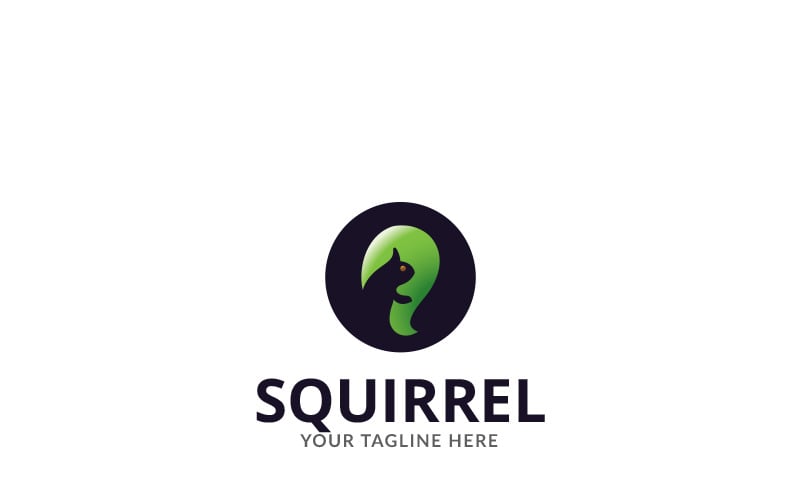 Squirrel Circle Logo Template #73399 - TemplateMonster