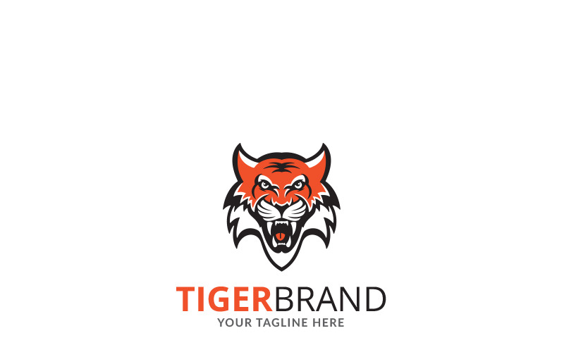 Tiger Brand Design Logo Template #73303 - TemplateMonster