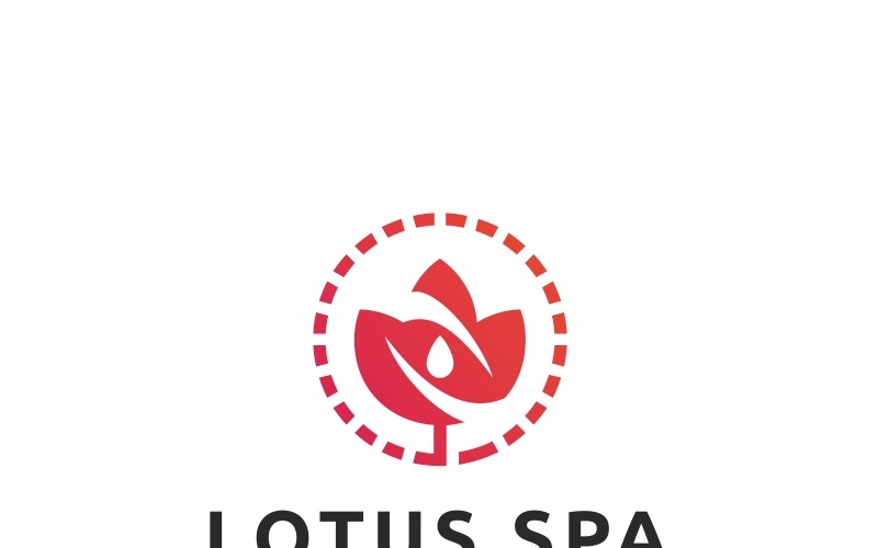 Lotus Spa Logo Template #73608 - TemplateMonster